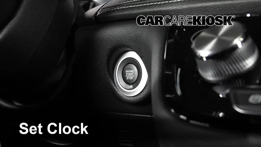 How to Set the Clock / Change Time on a 2021 Chrysler Pacifica Hybrid ...