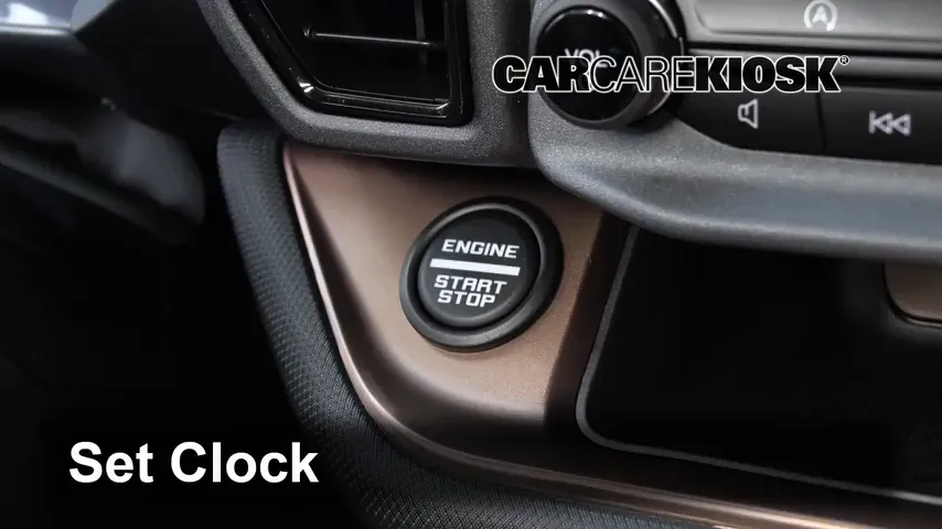 How to Set the Clock / Change Time on a 2021 Ford Bronco Sport Badlands ...