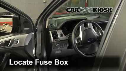 Interior Fuse Box Location: 2021 Ford Ranger XLT 2.3L 4 Cyl. Turbo Crew ...