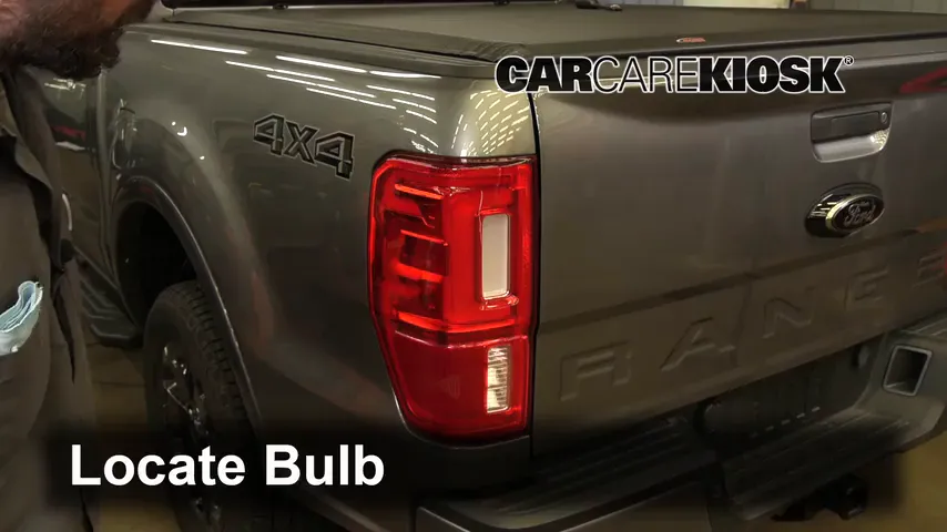 Tail Light Replacement on 2021 Ford Ranger XLT 2.3L 4 Cyl. Turbo Crew ...