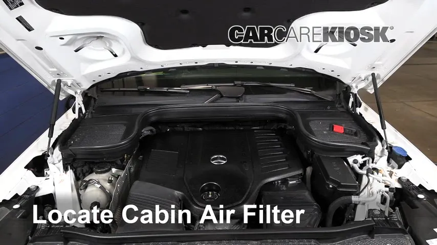 Cabin Air Filter Replacement: 2021 Mercedes-Benz GLS450 4Matic 3.0L 6 ...