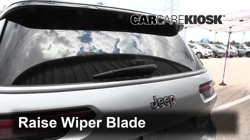 Rear Windshield Wiper Blade Change: 2022 Jeep Grand Cherokee Summit 5.7L V8