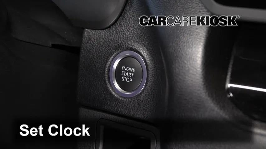 How to Set the Clock / Change Time on a 2022 Toyota Tundra SR 3.4L V6 Turbo