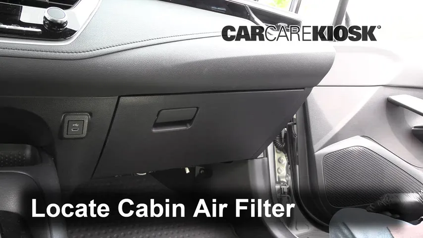 Cabin Air Filter Replacement: 2023 Toyota Corolla Hybrid LE 1.8L 4 Cyl ...