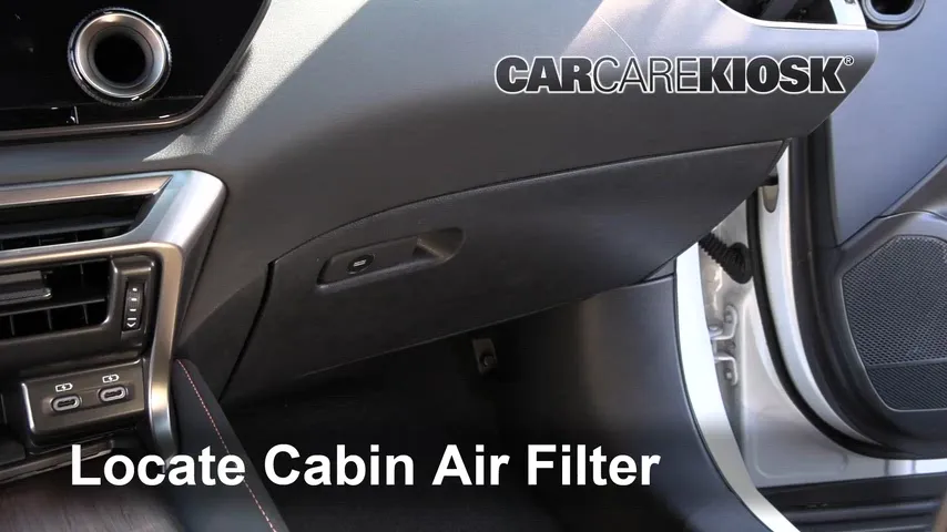 Cabin Air Filter Replacement: 2024 Lexus RX350 2.4L 4 Cyl. Turbo